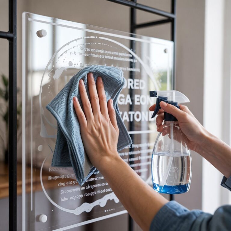 The Complete Guide of Cleaning and Restoring Acrylic Signs