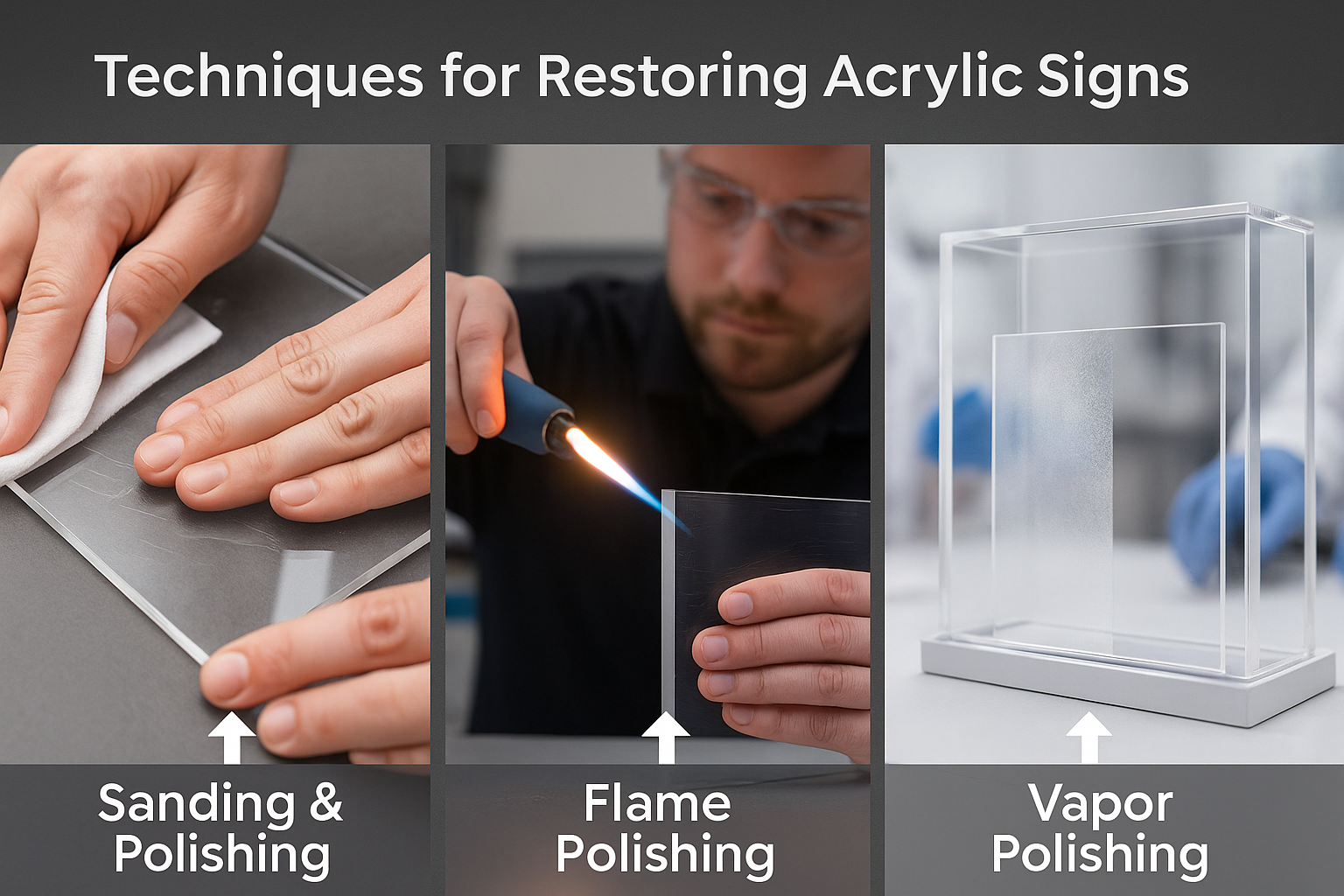 The Complete Guide of Cleaning and Restoring Acrylic Signs