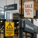 8 Different Types of Signage for your Business | Zero Signs