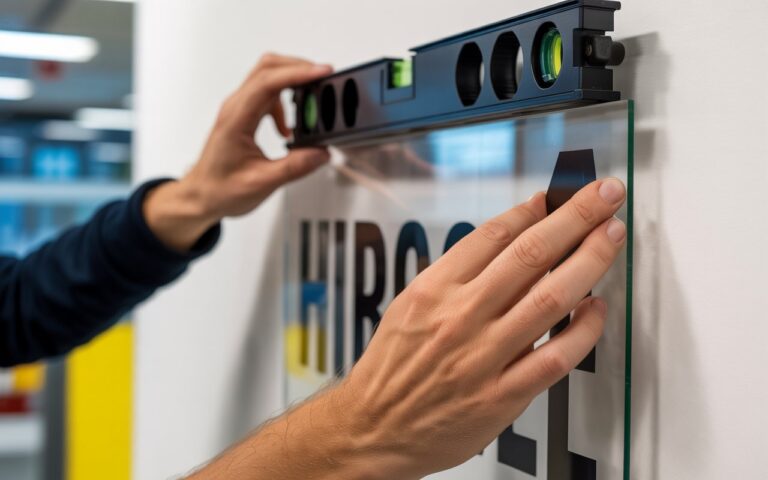 How to Install Acrylic Signs for Business | Zero Signs