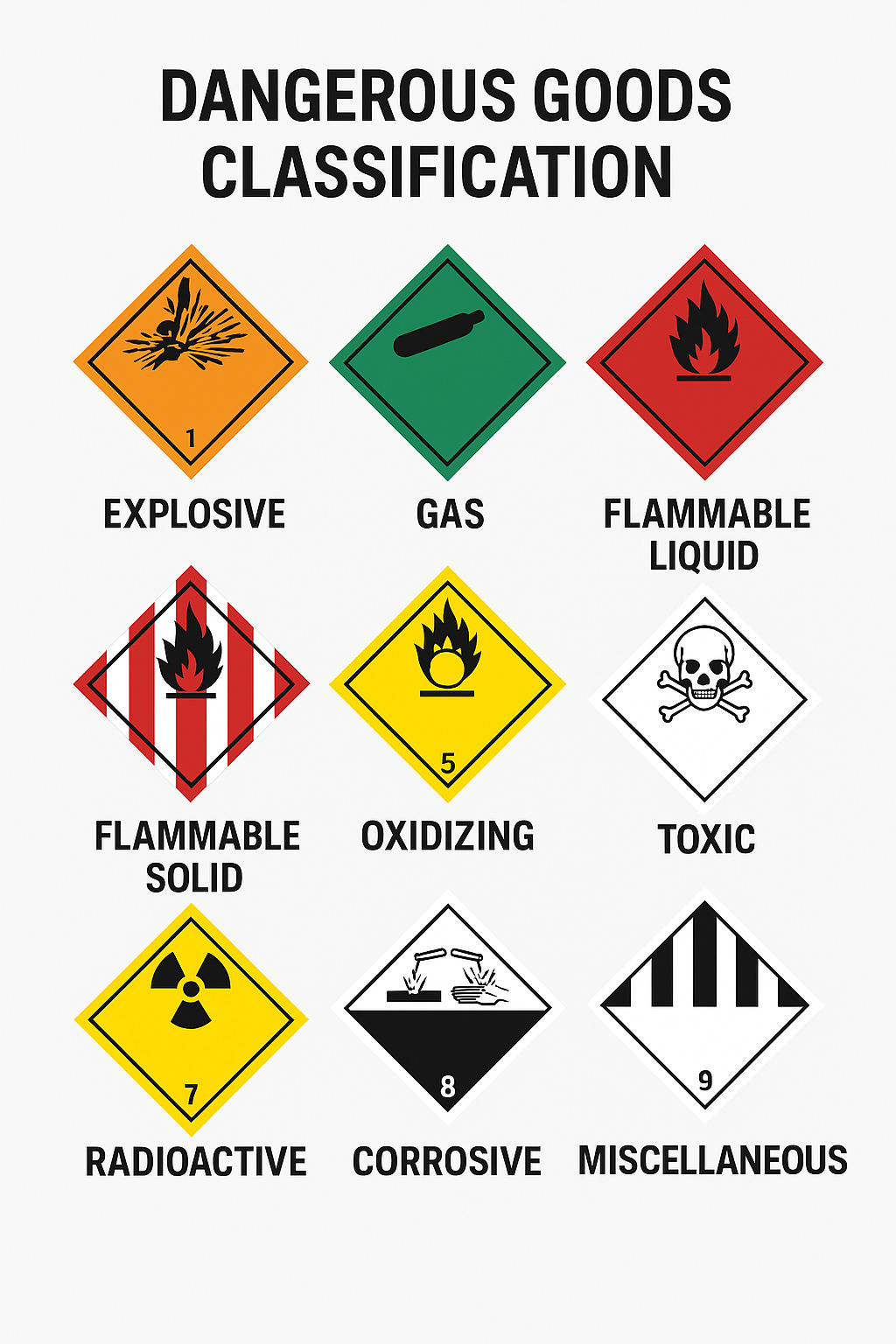 What Sign Indicates a Vehicle Is Carrying Dangerous Goods?
