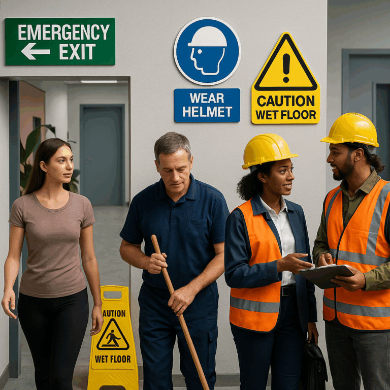 Top 4 Health and Safety Signs & What They Mean | Zero Signs