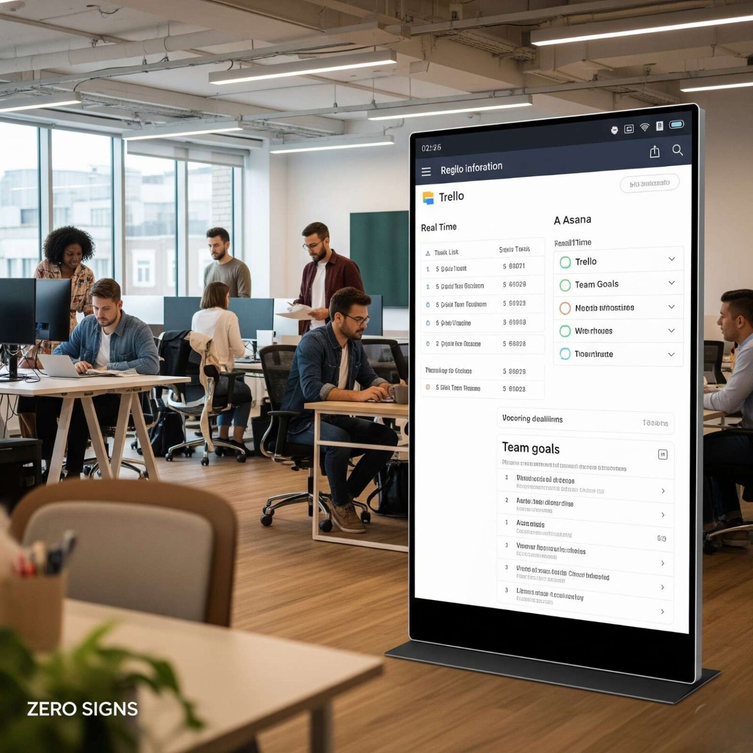 How Digital Signage Improves Project Management