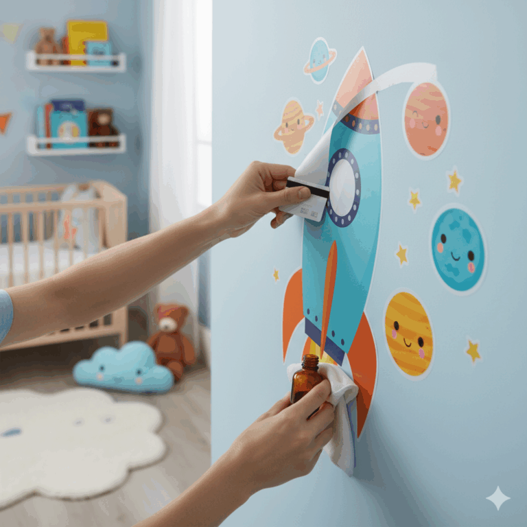 How to Remove Wall Stickers Safely & Effectively