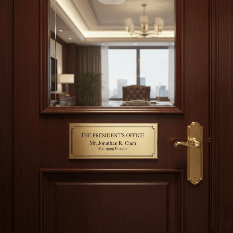 Why Choosing the Right Office Door Signs Matters