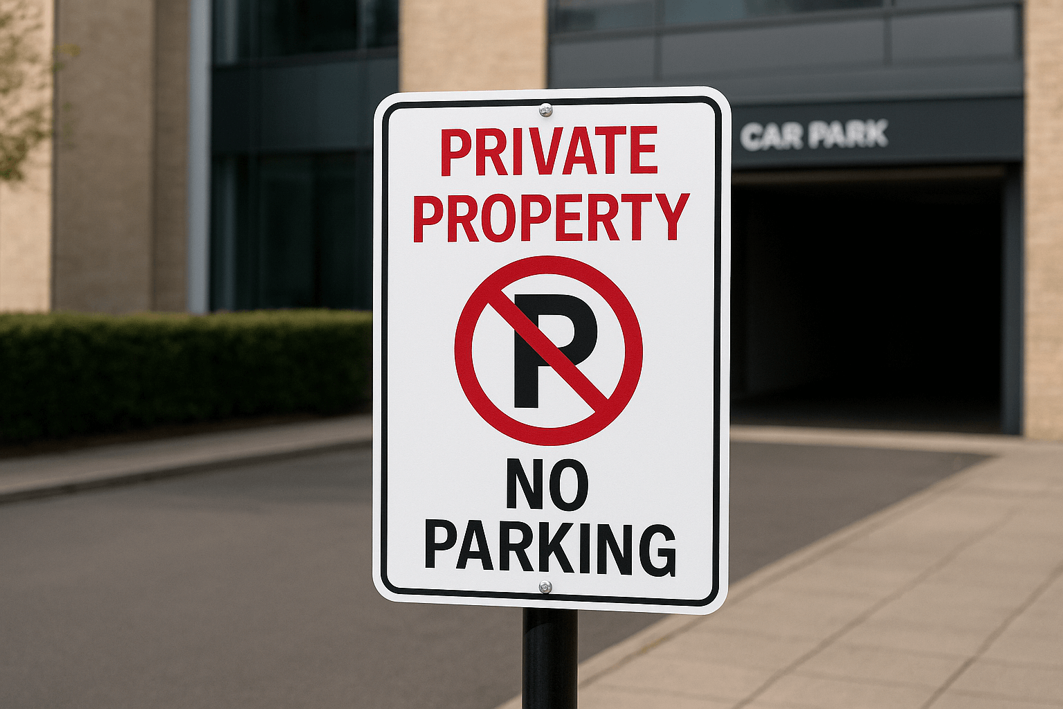 Legal Requirements for No Parking Signs in the UK