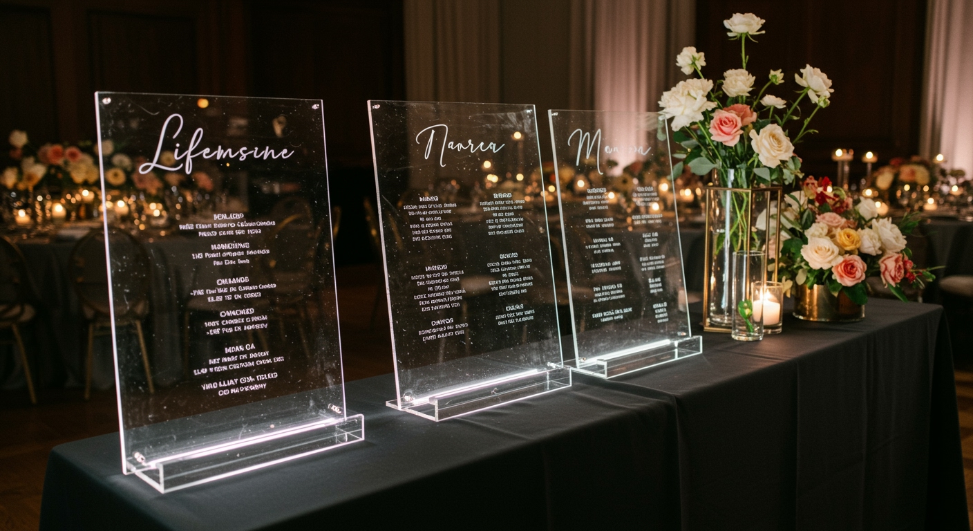Personalized Acrylic Signs for Business Branding