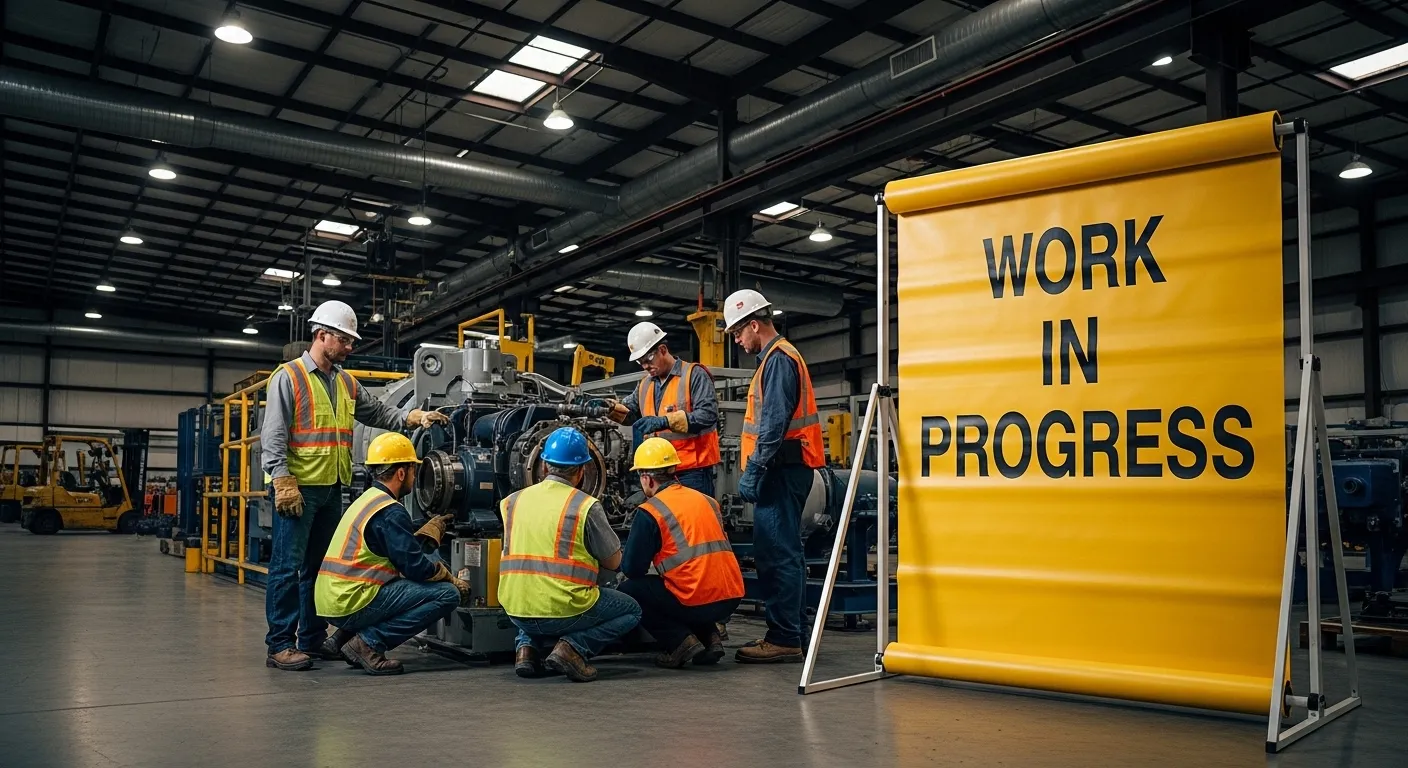 Work in Progress Sign UK: Types, Legal Rules & Placement Guide (2026)