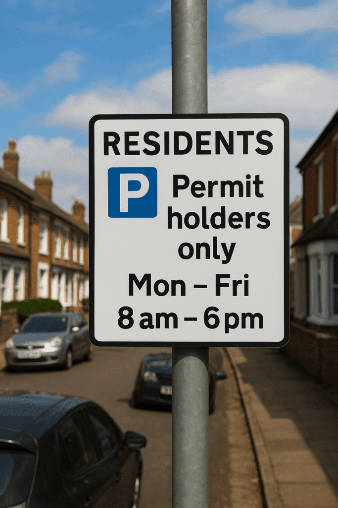 Residents Parking Signs: UK Permit & Parking Zones